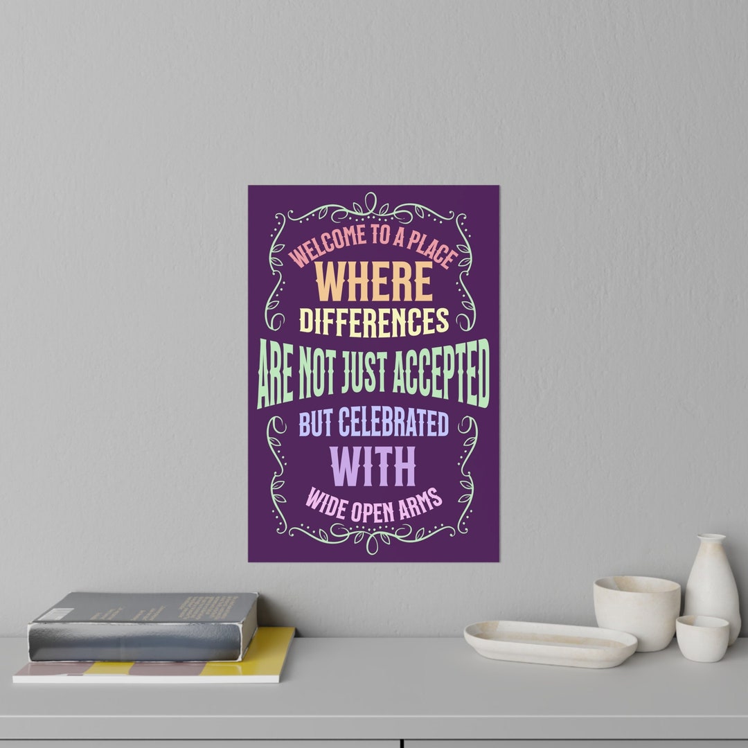 Disability Community Wall Decal Gift, Gift for Special Needs Family ...