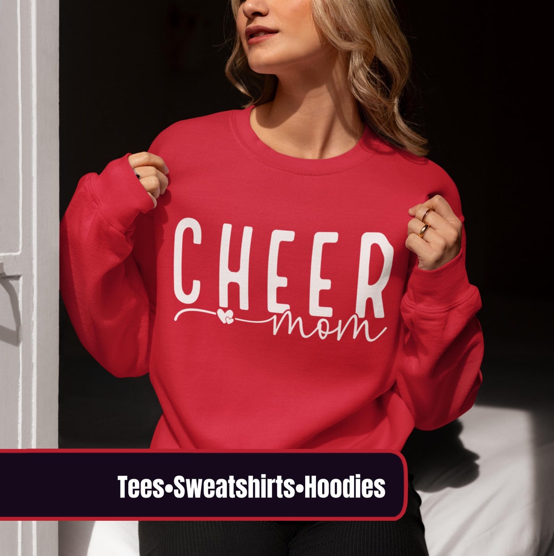 Cheer Mom Sweatshirt, Cheer Mom Hoodie, Mother's Day Gift Sweater,cheer ...