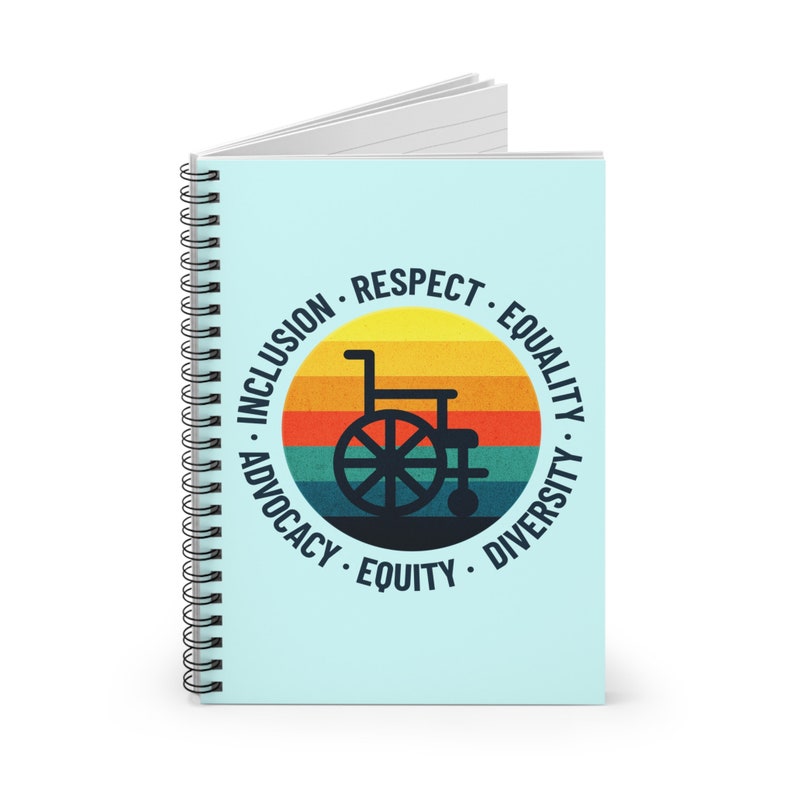 Disability Community Notebook, Wheelchair User Gift , Diversity ...