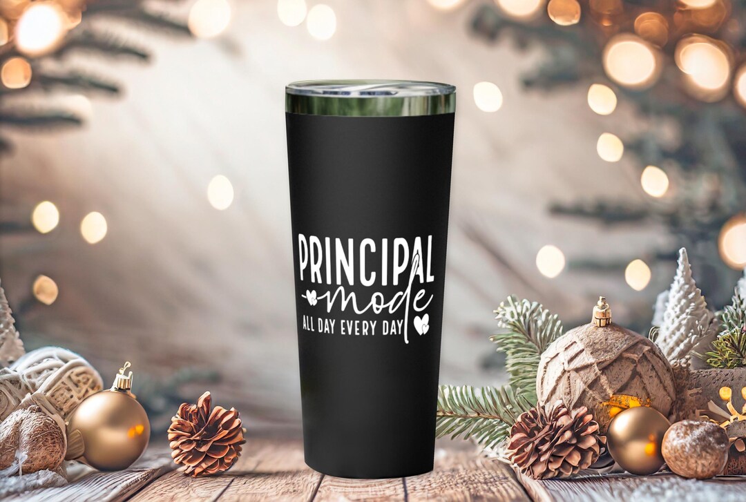 Principal Mode, All Day Every Day Tumbler, Mug for Principal, Principal ...