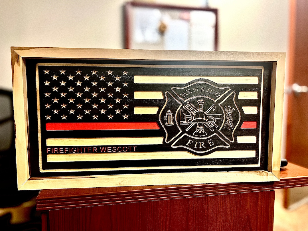 Custom Firefighter Flags - Etsy