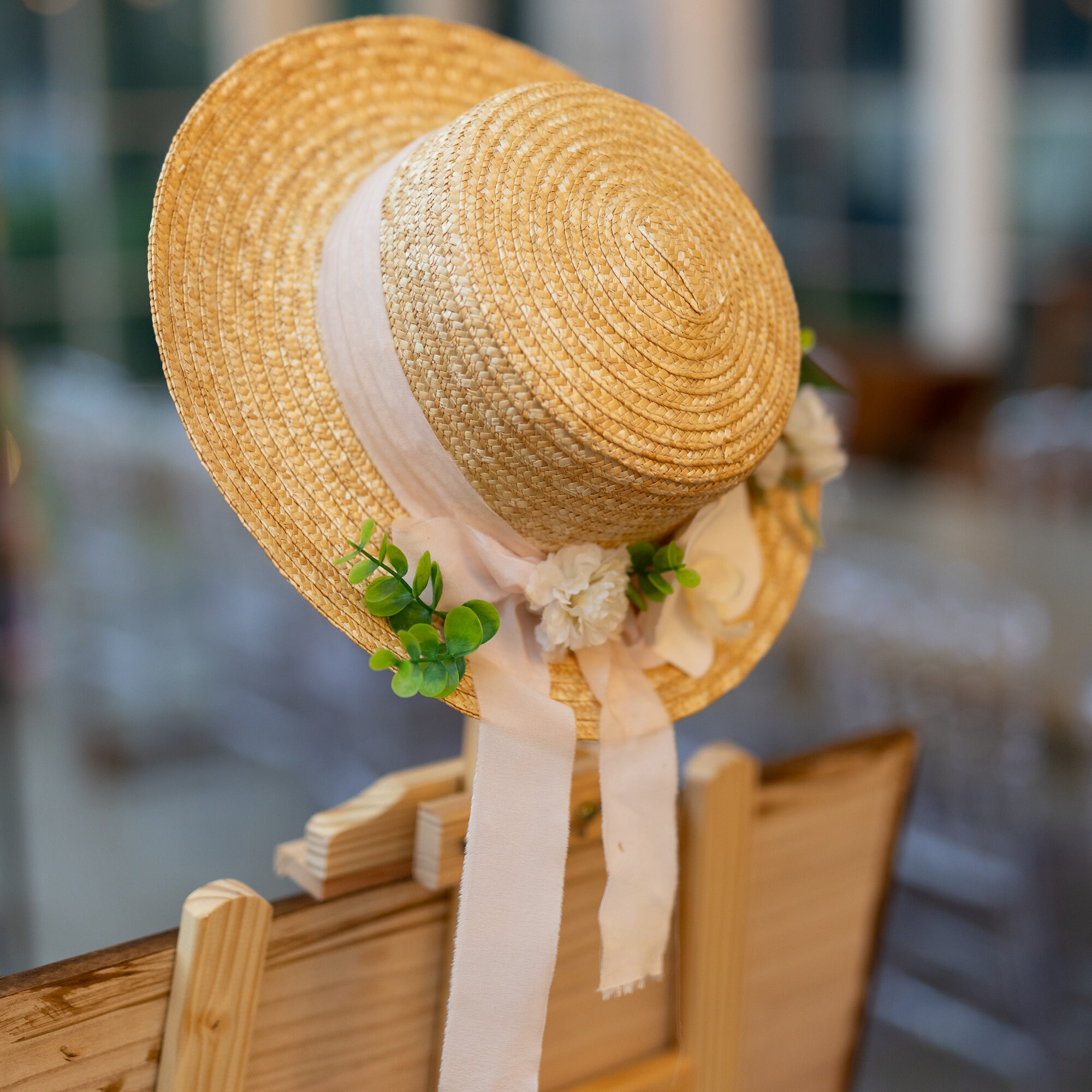 Handmade Garland Straw Hat, Handwoven Artificial Flower Straw Hat ...