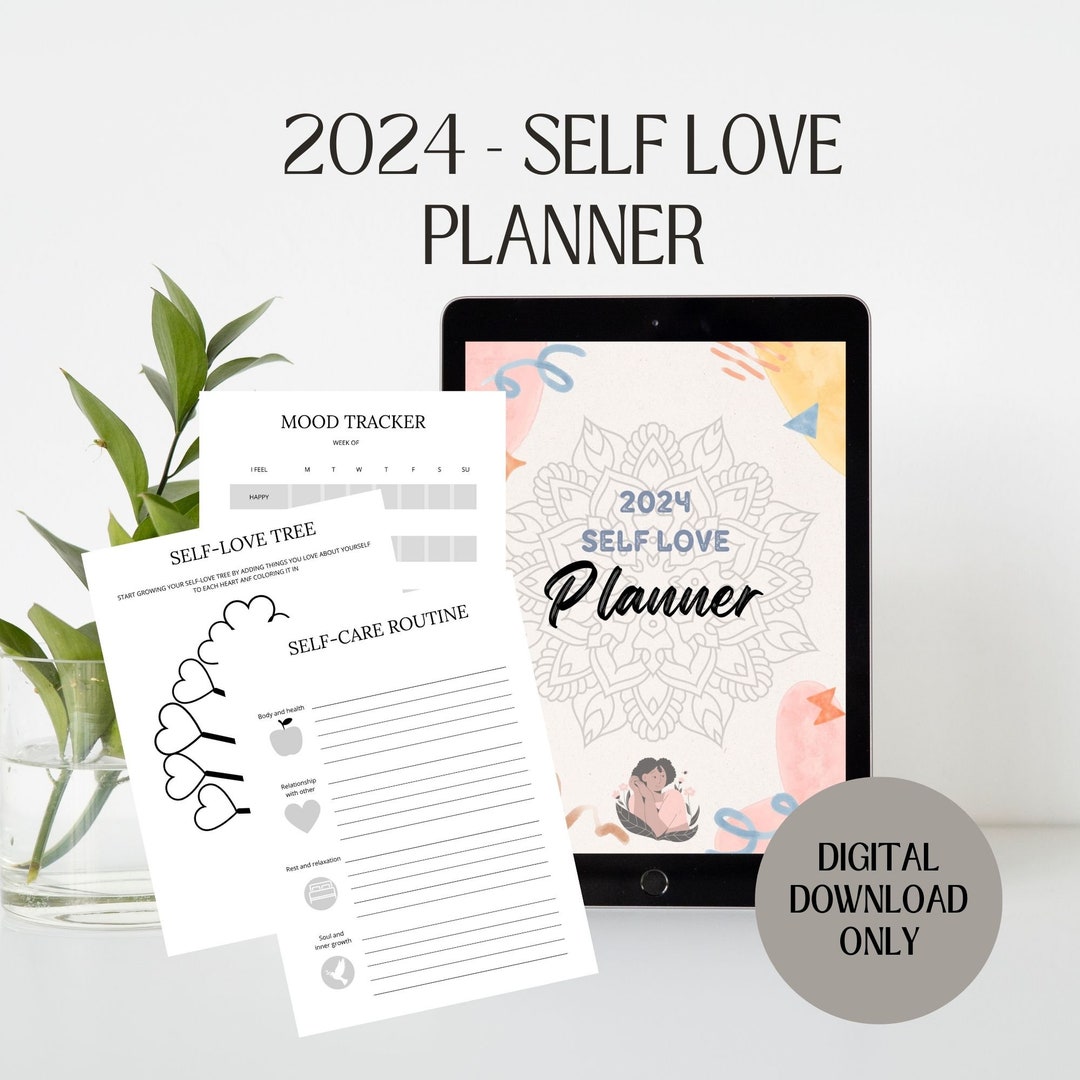 Self Love Planner Printable Mindfulness Journal Weekly - Etsy