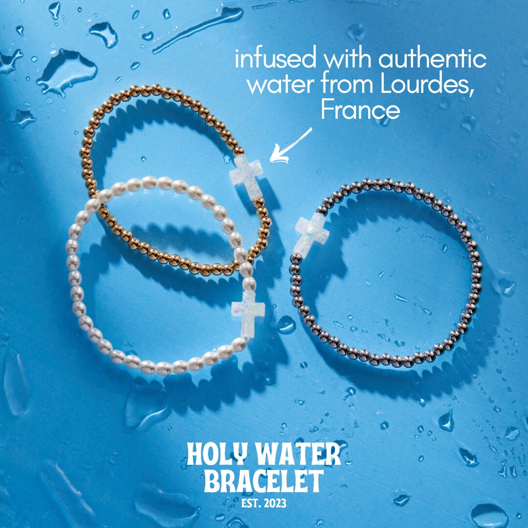HOLY WATER STRETCH Bracelet Set of 3 Colors - Etsy