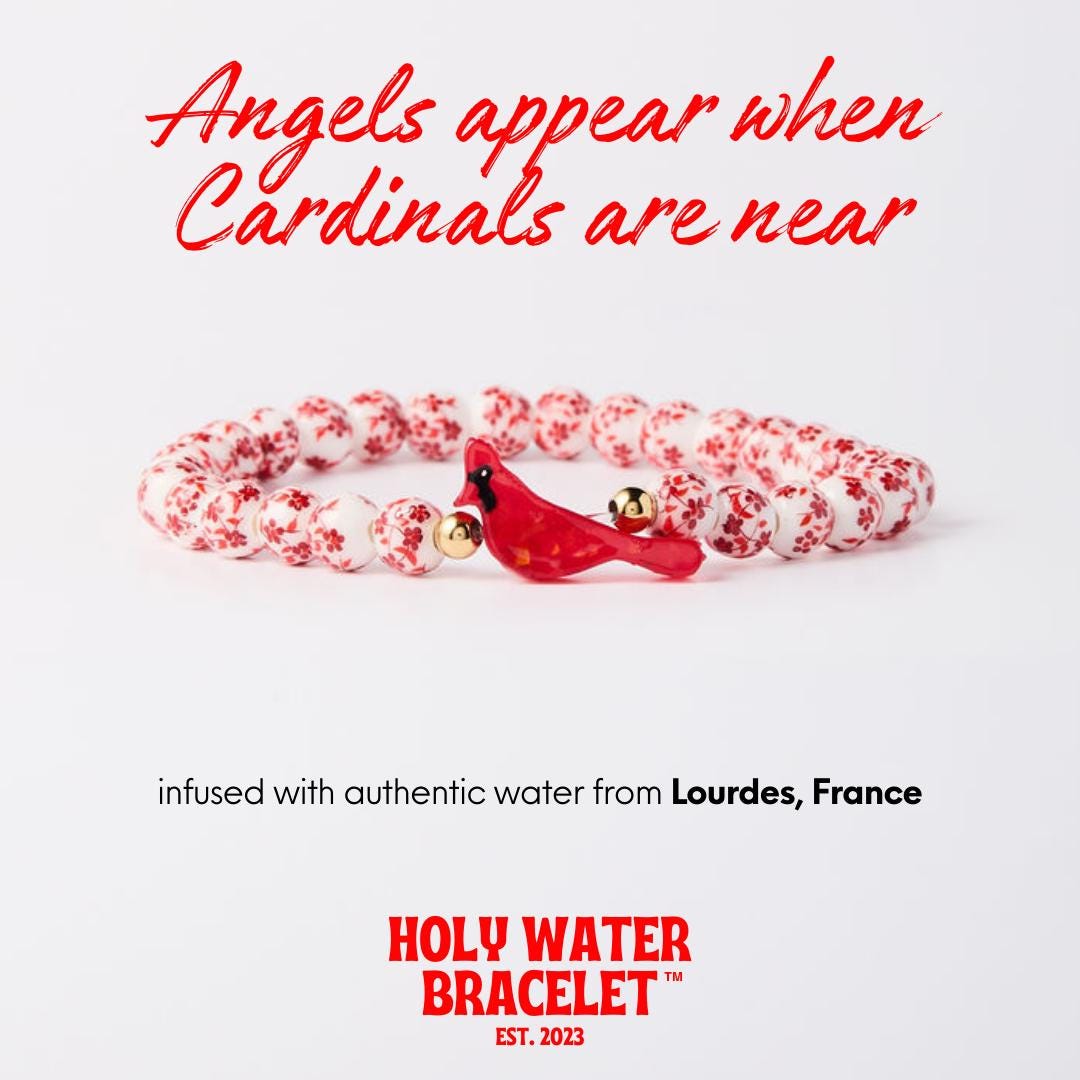 HOLY WATER Porcelain Cardinal Bracelet - Etsy