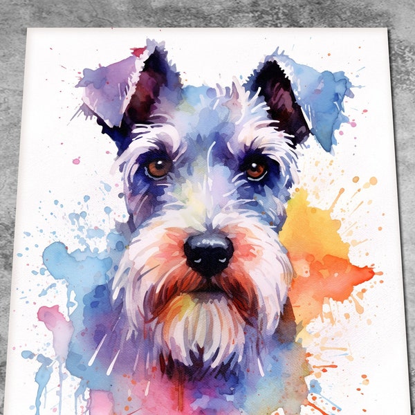 Schnauzer Art Print - Etsy