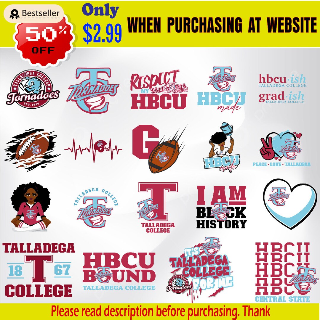 Digital Download of Afro Hbcu Svg for Talladega College and - Etsy