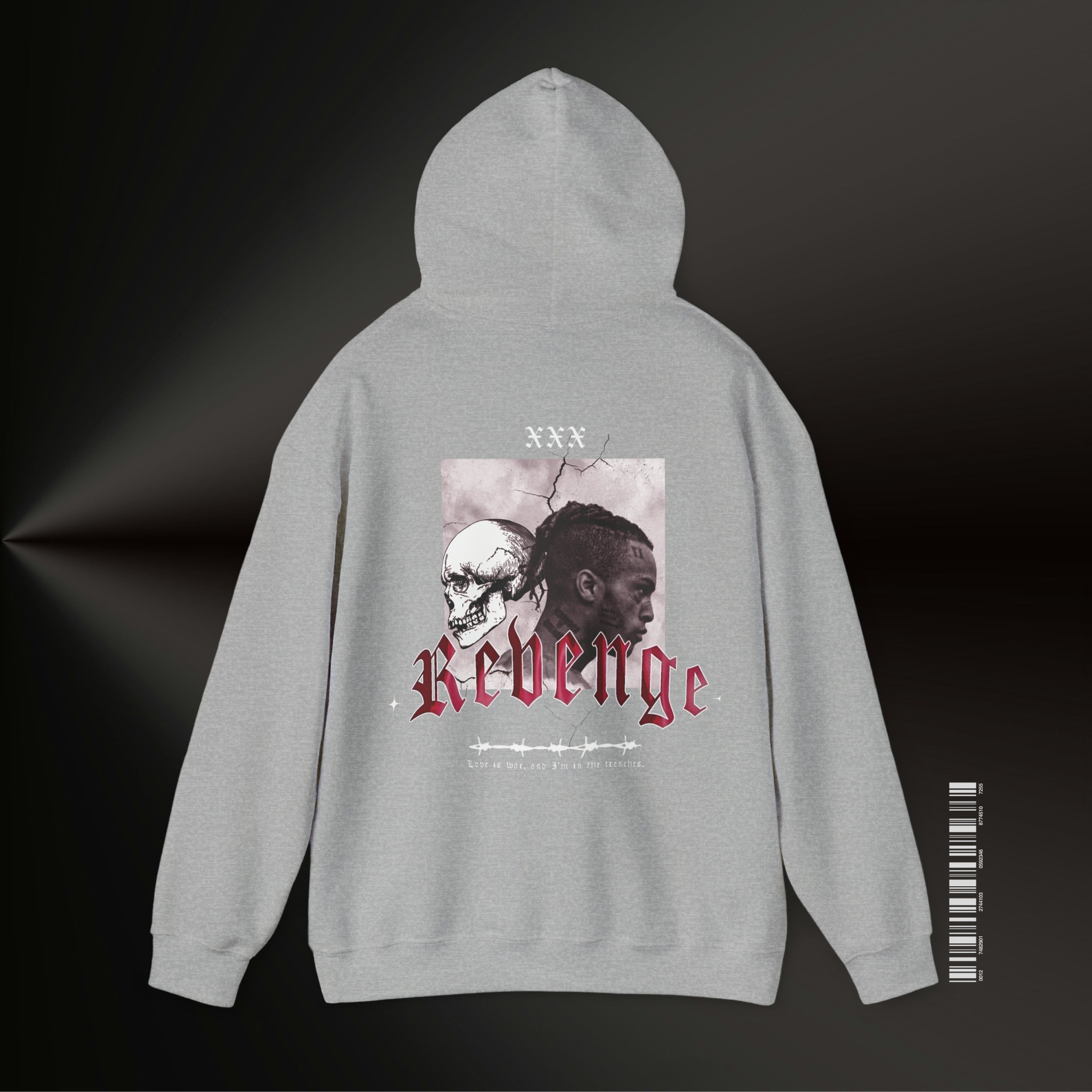 Limited Xxxtentacion Merch Hooded Sweatshirt Fan Shirt Revenge Hoodie ...
