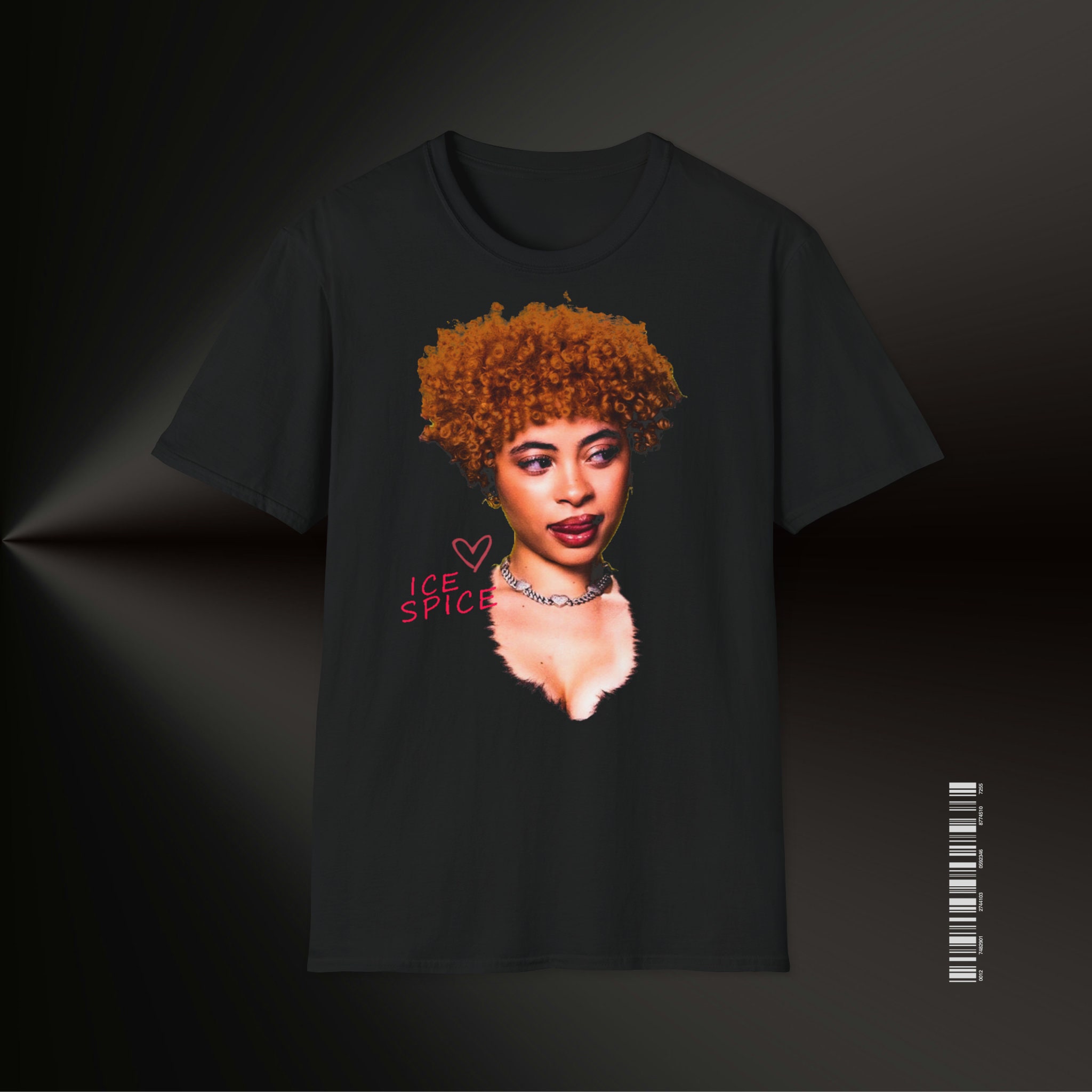 Exclusive ICE SPICE Vintage Rapper T-shirt Ice Spice Face Image Tee ...