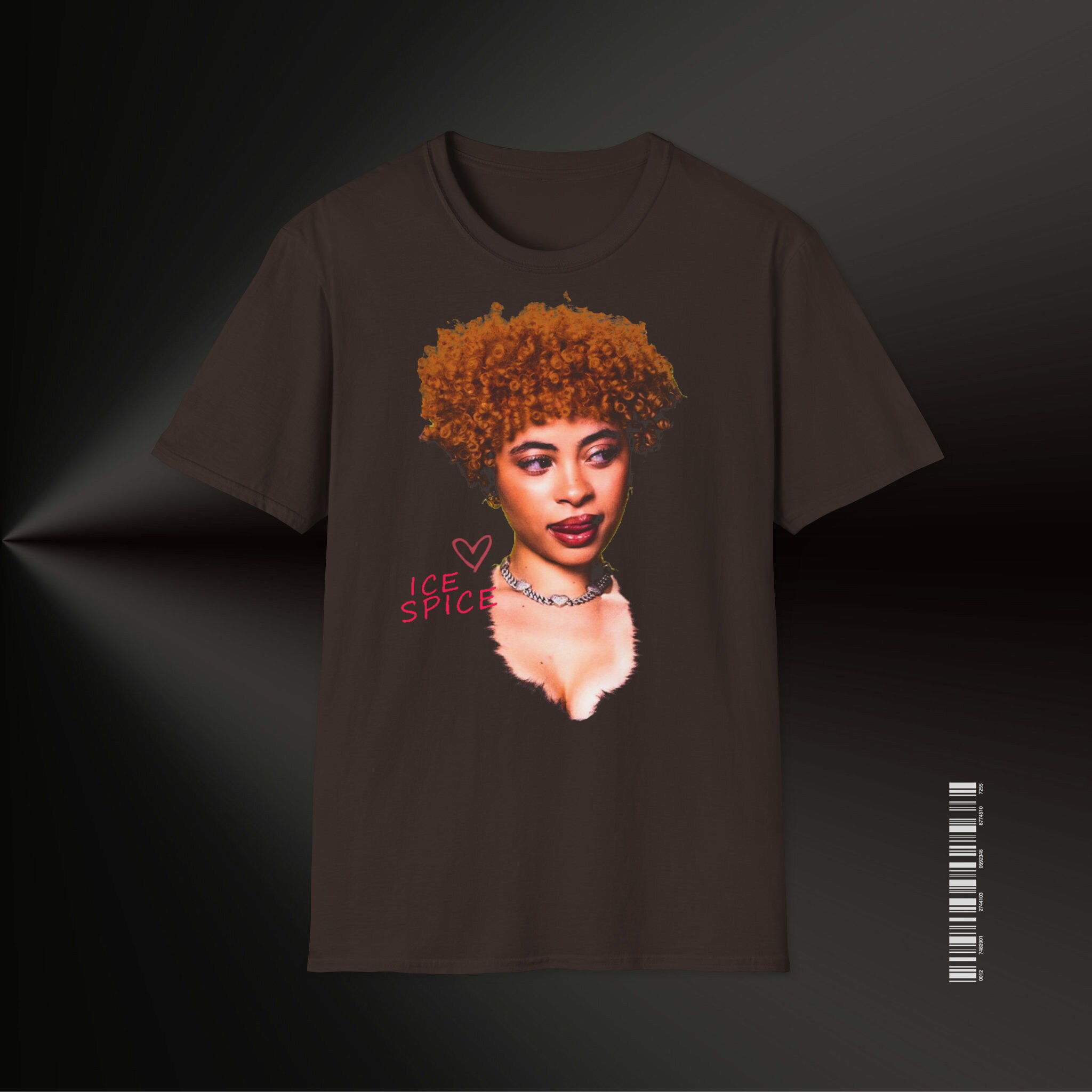 Exclusive ICE SPICE Vintage Rapper T-shirt Ice Spice Face Image Tee ...