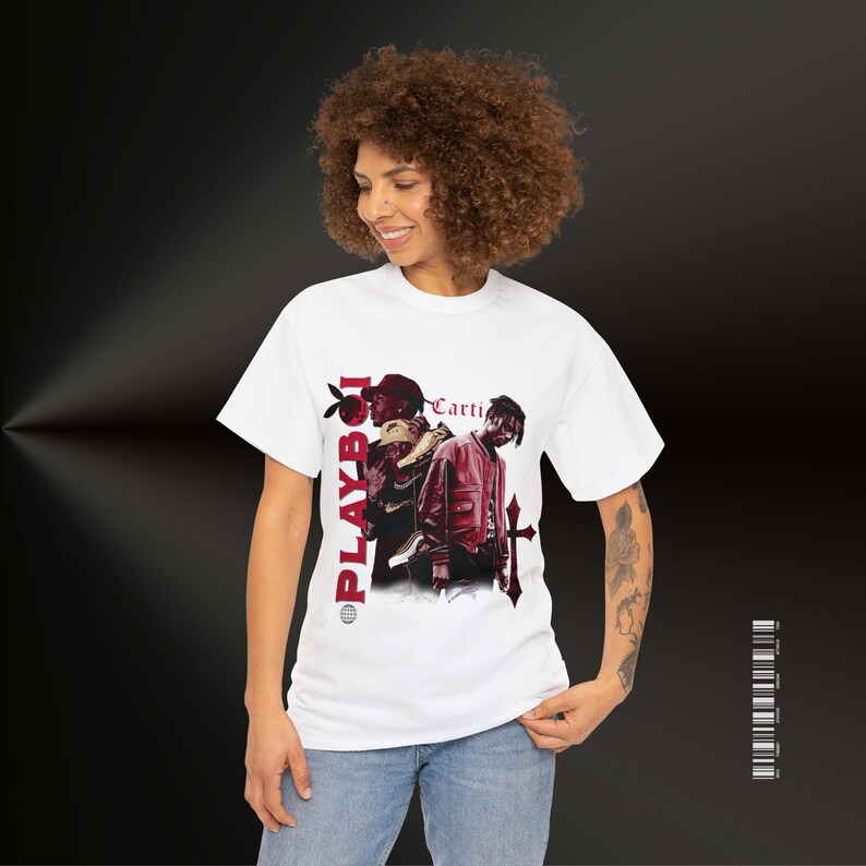 Exclusive Playboi Carti Heavy Cotton Tee Rapper T-shirt Carti Design ...