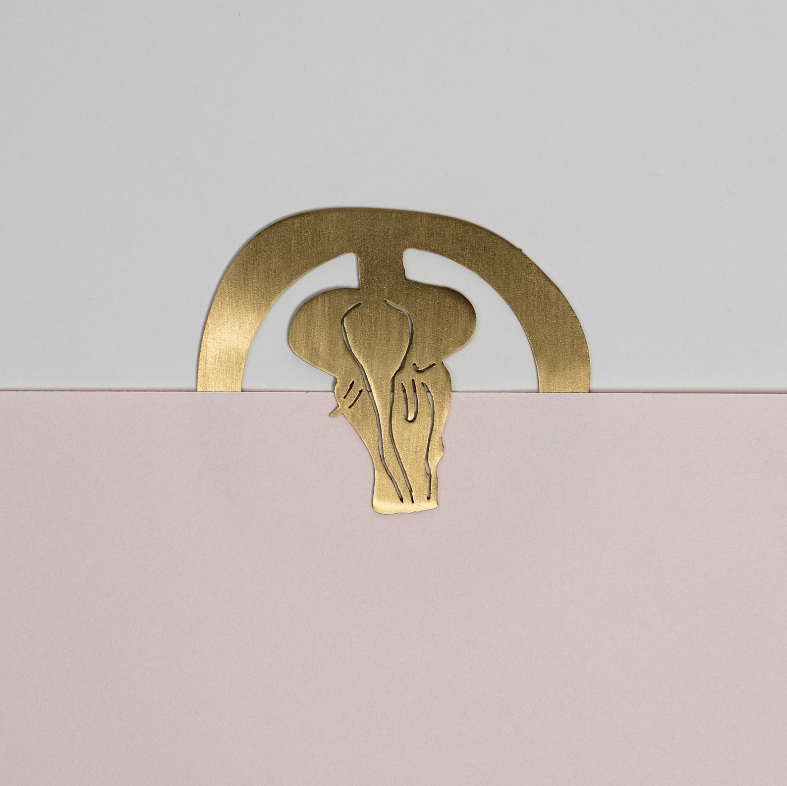 ELEPHANT Bookmark - Charming Brass Bookmark - Perfect Gift for Book ...