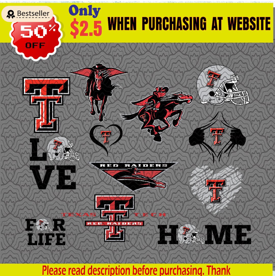 T-exas-tech Svg College Football N-C-A-A Teams Svg N-C-A-A - Etsy
