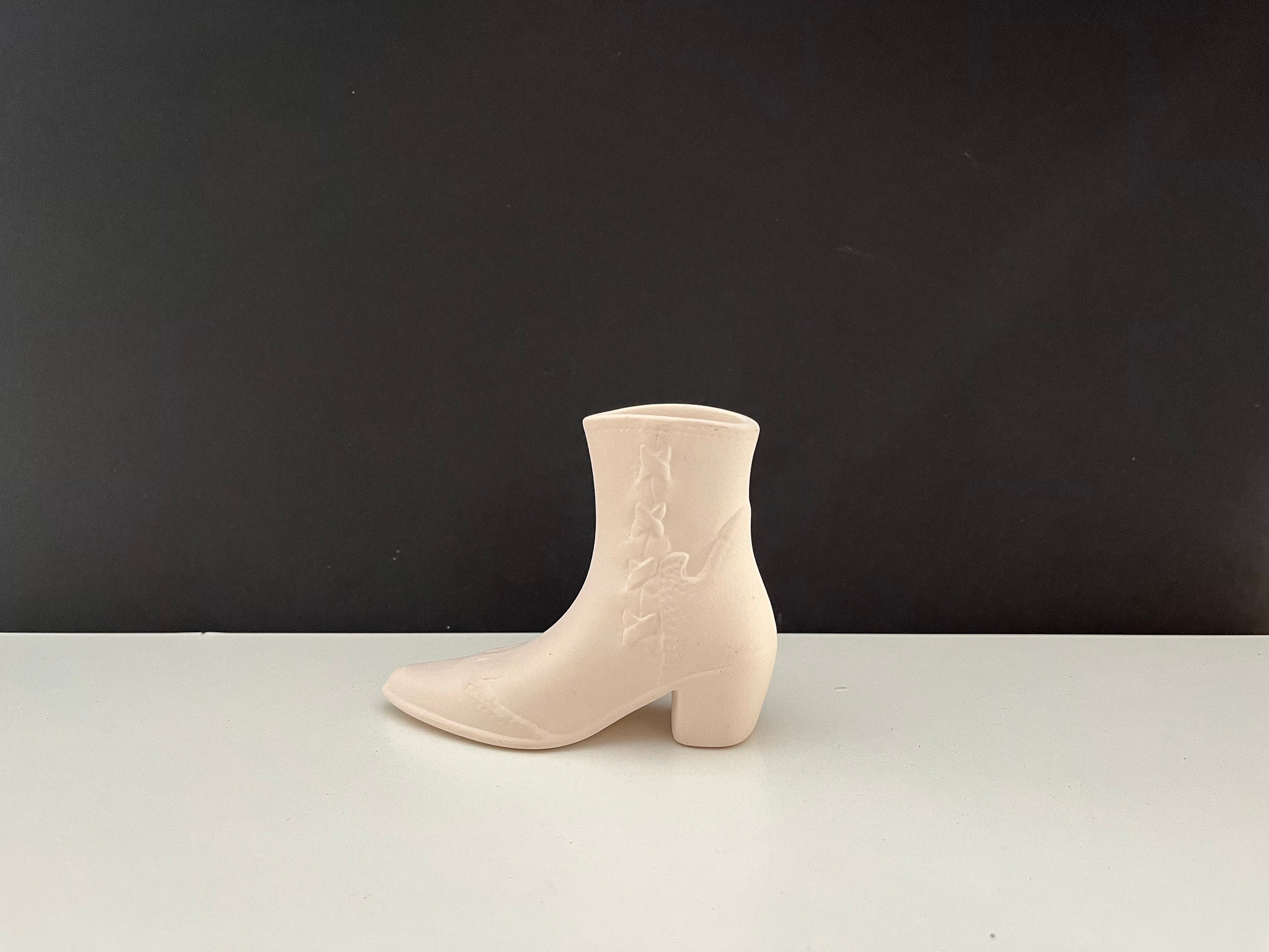 Western Cowboy Boot Small Western Ceramic Boot Ceramic - Etsy