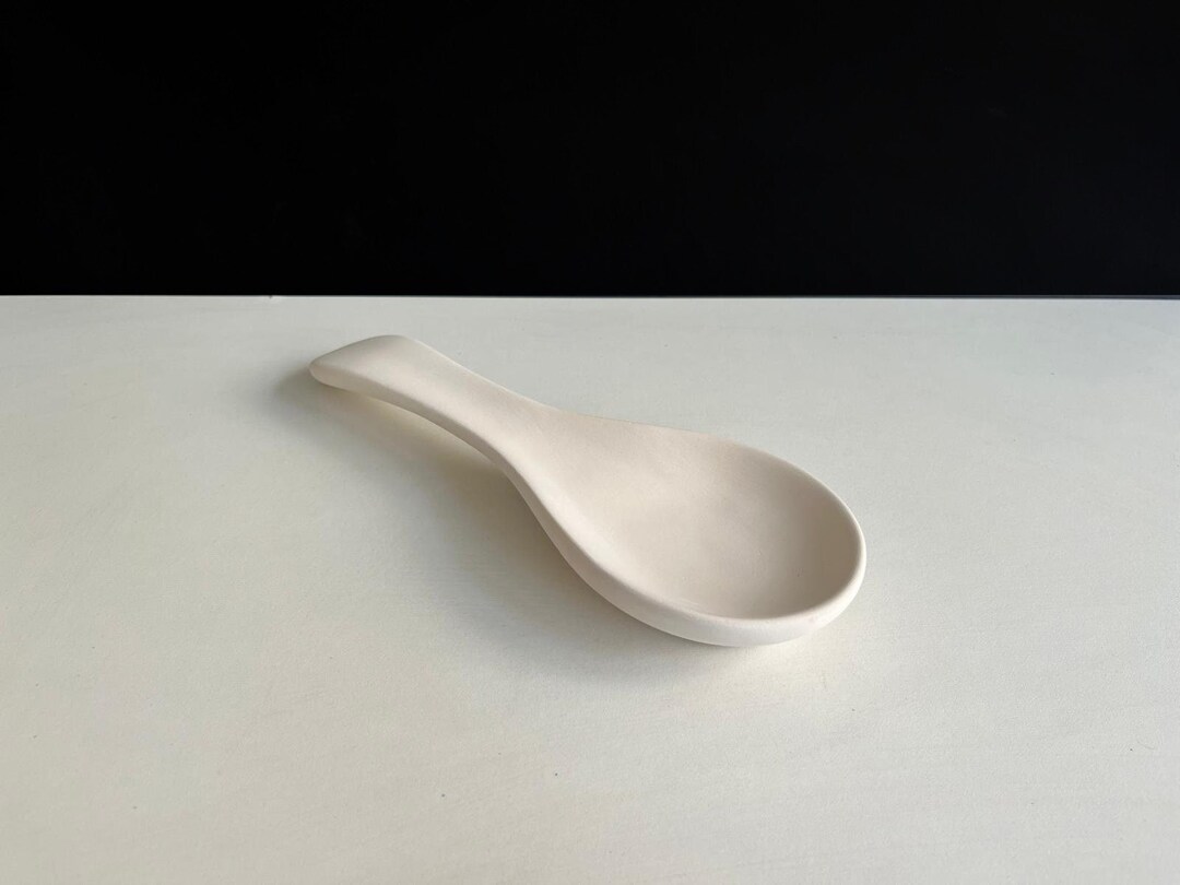 Ready to Paint Ceramic Spoon Rest, Blank Ceramic Spoon Rest for ...