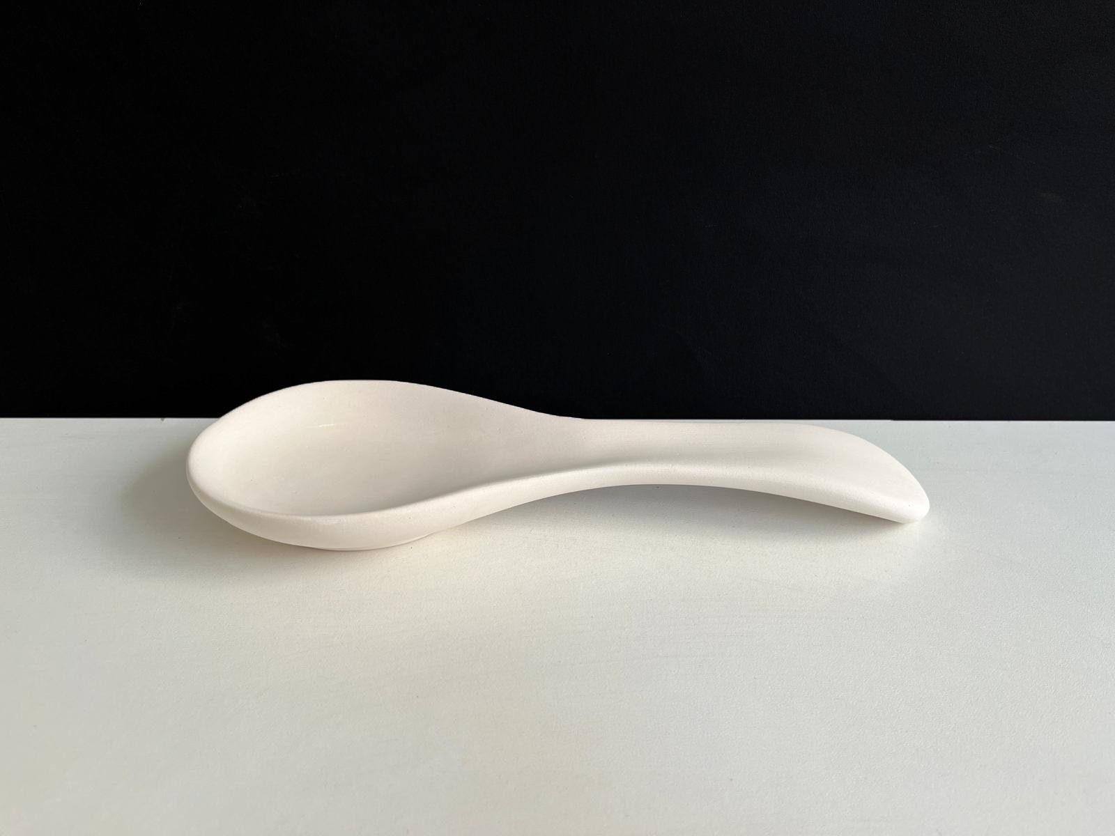Ready to Paint Ceramic Spoon Rest, Blank Ceramic Spoon Rest for ...