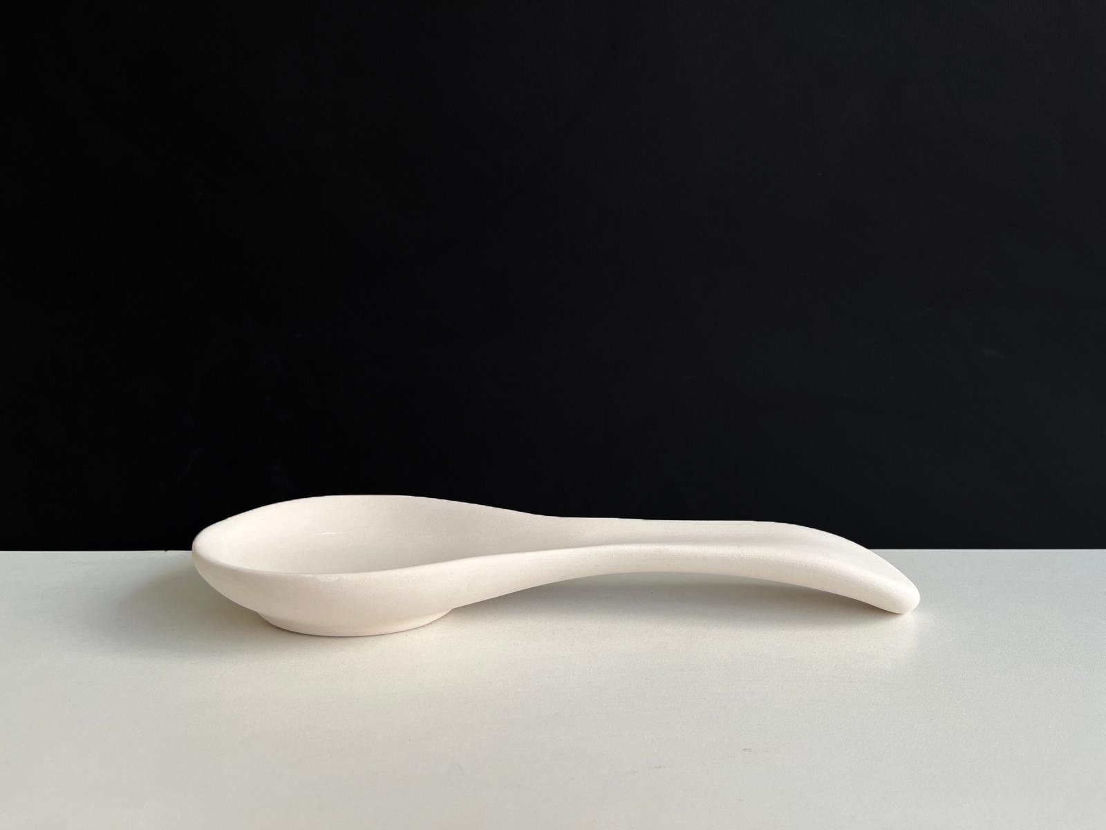 Ready to Paint Ceramic Spoon Rest, Blank Ceramic Spoon Rest for ...