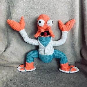 Dr. Zoidberg Crochet Futurama Amigurumi Doll - Etsy