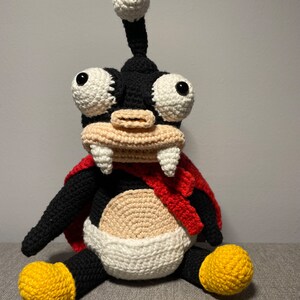 Lord Nibbler Crochet Plush Futurama Inspired Amigumi Handmade - Etsy UK