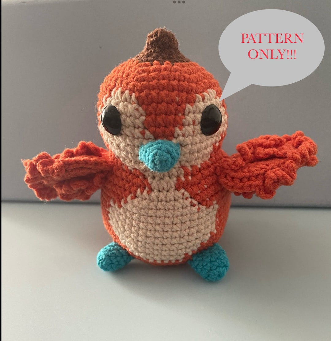 Pepe the Bird Crochet Pattern World of Warcraft No-sew Crochet Pattern ...