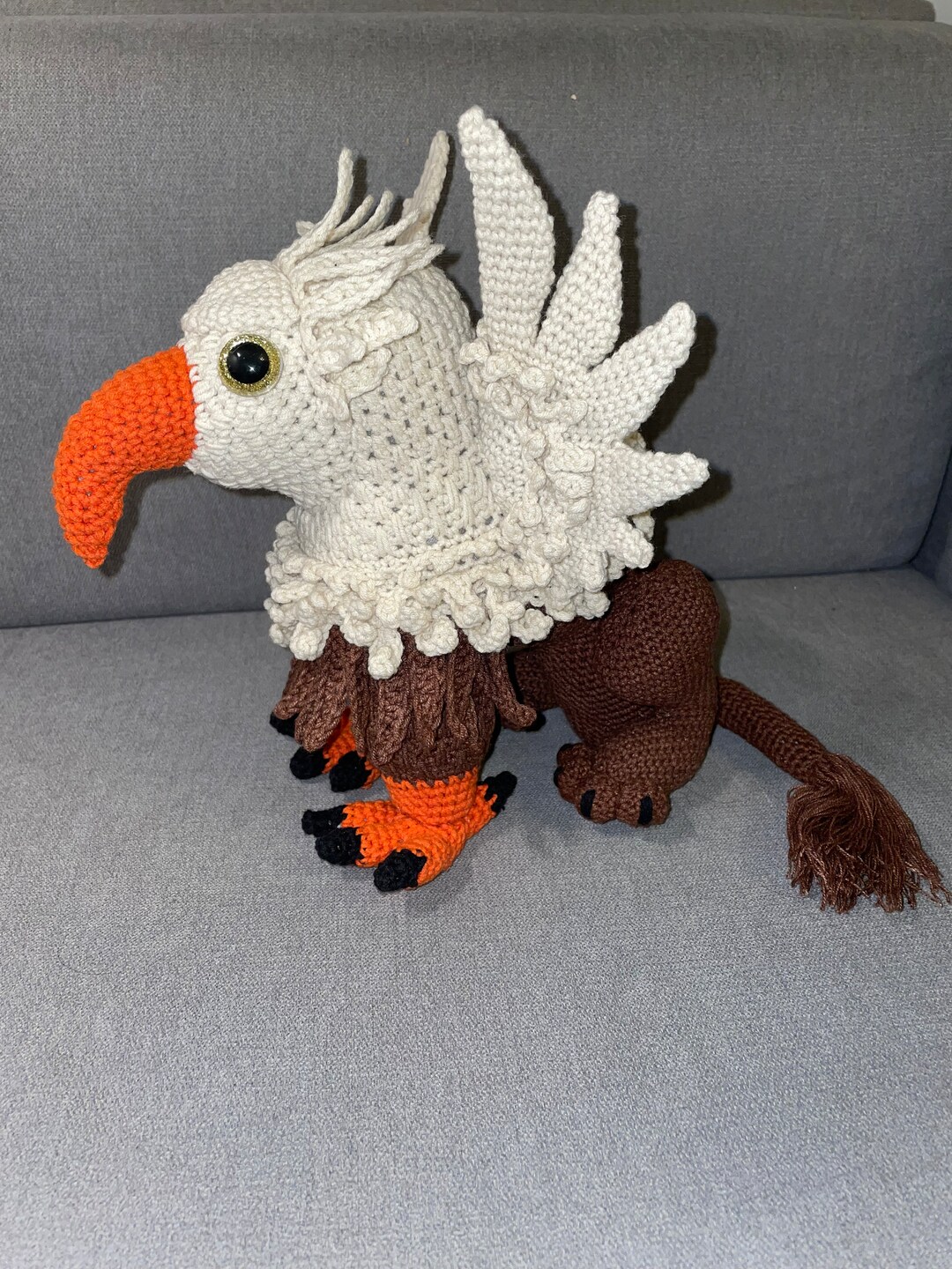 Gryfon Gryffin Gryphon Crochet World of Warcraft Inspired Stuffed ...
