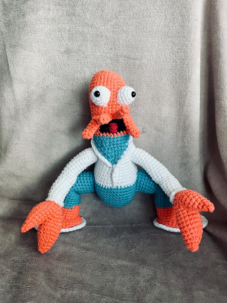 Dr. Zoidberg Crochet Futurama Amigurumi Doll - Etsy