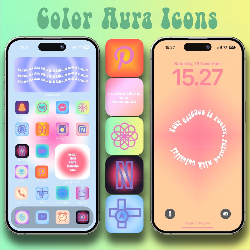 Icons Phone Aura - Etsy UK