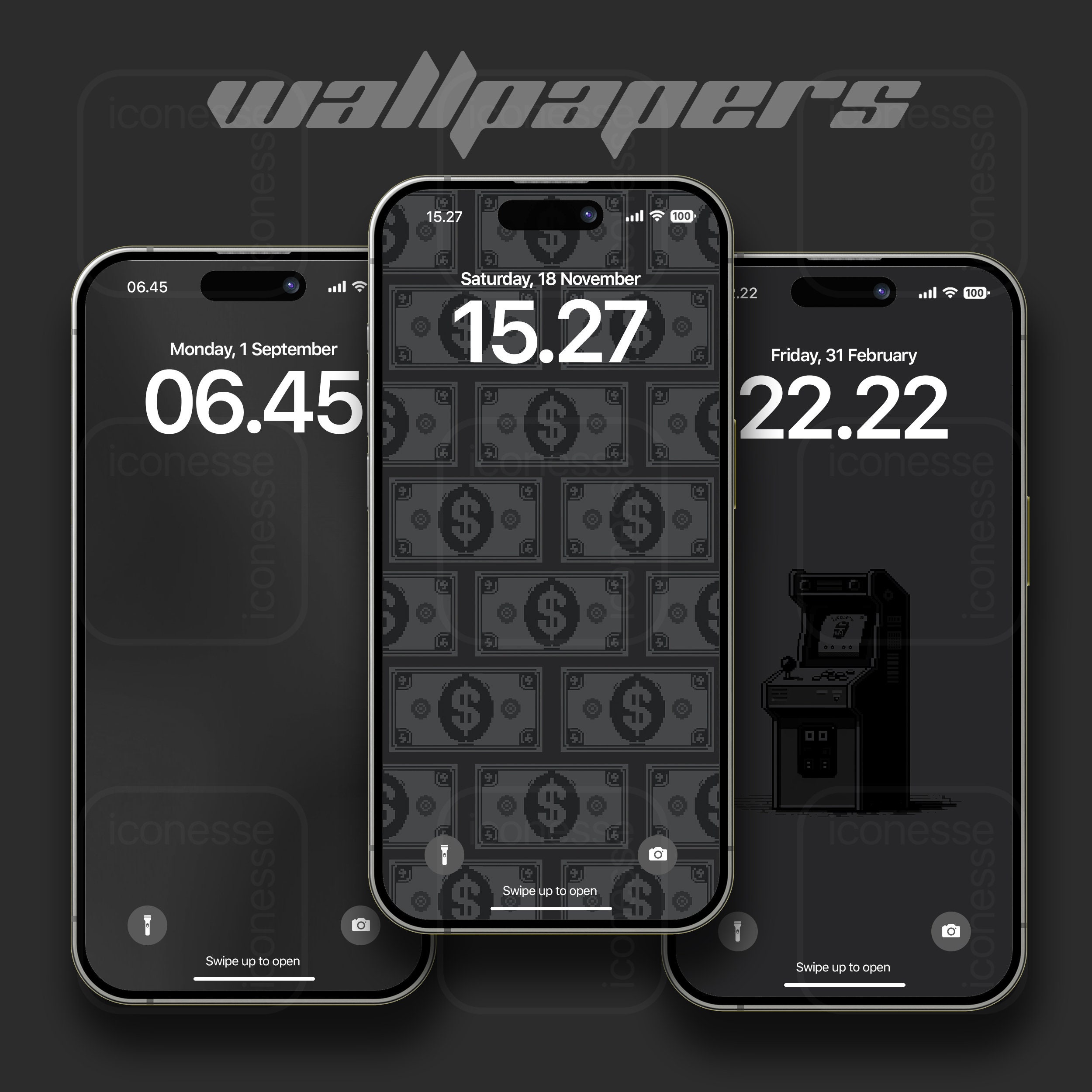 80 Black Mechanical Keyboard Icon Pack for Ios Devices, 8bit Retro ...