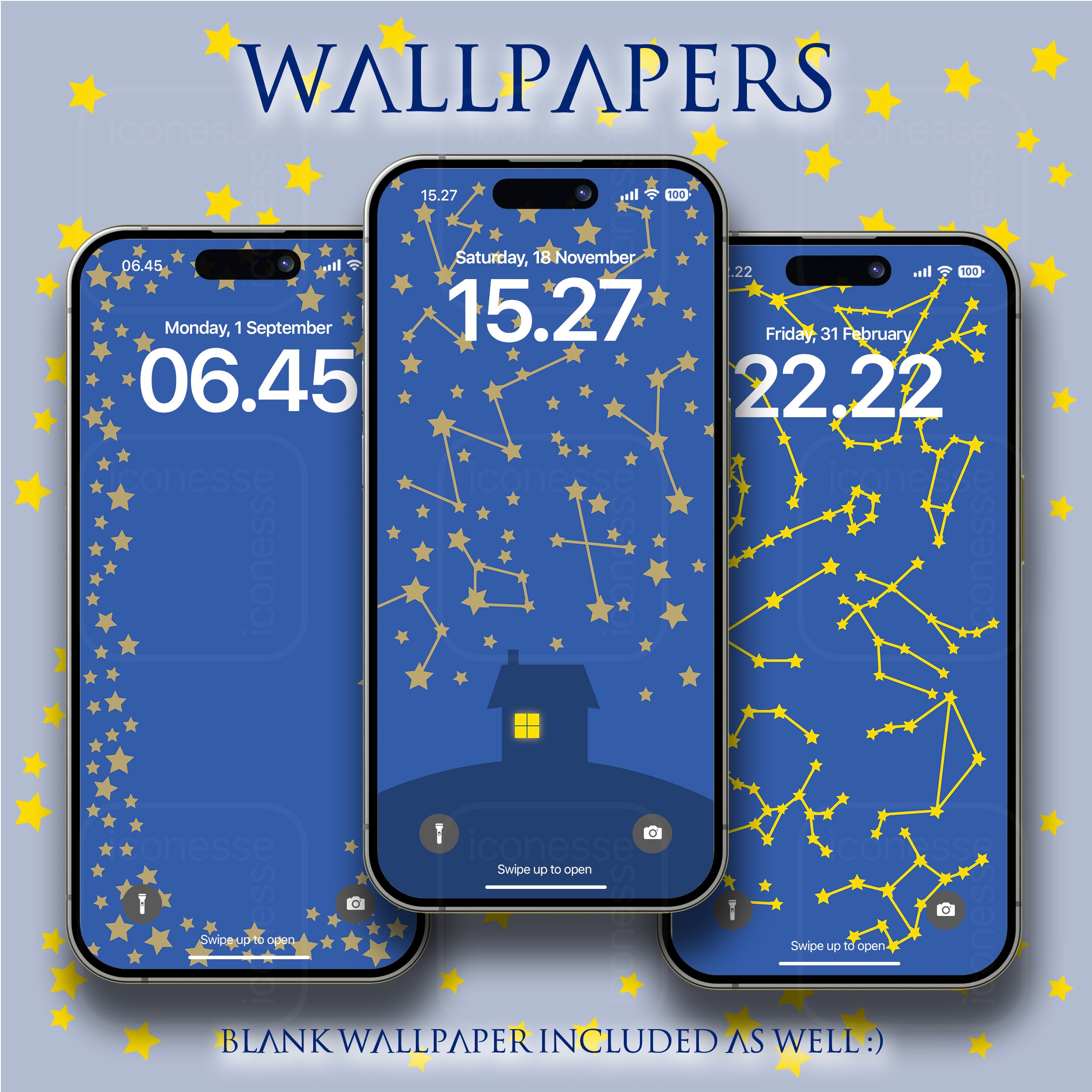 Celestial Zodiac Icons Hand-drawn Constellation Theme for Ios ...