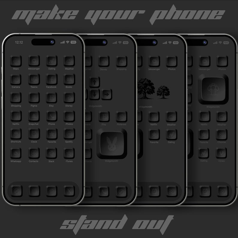 120+ Black Mechanical Keyboard Icon Pack for Ios Devices, 8bit Retro ...