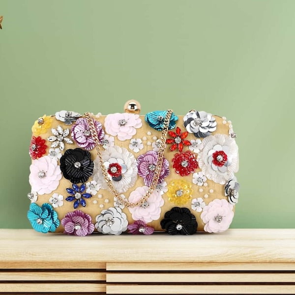 Floral Clutch Purse - Etsy