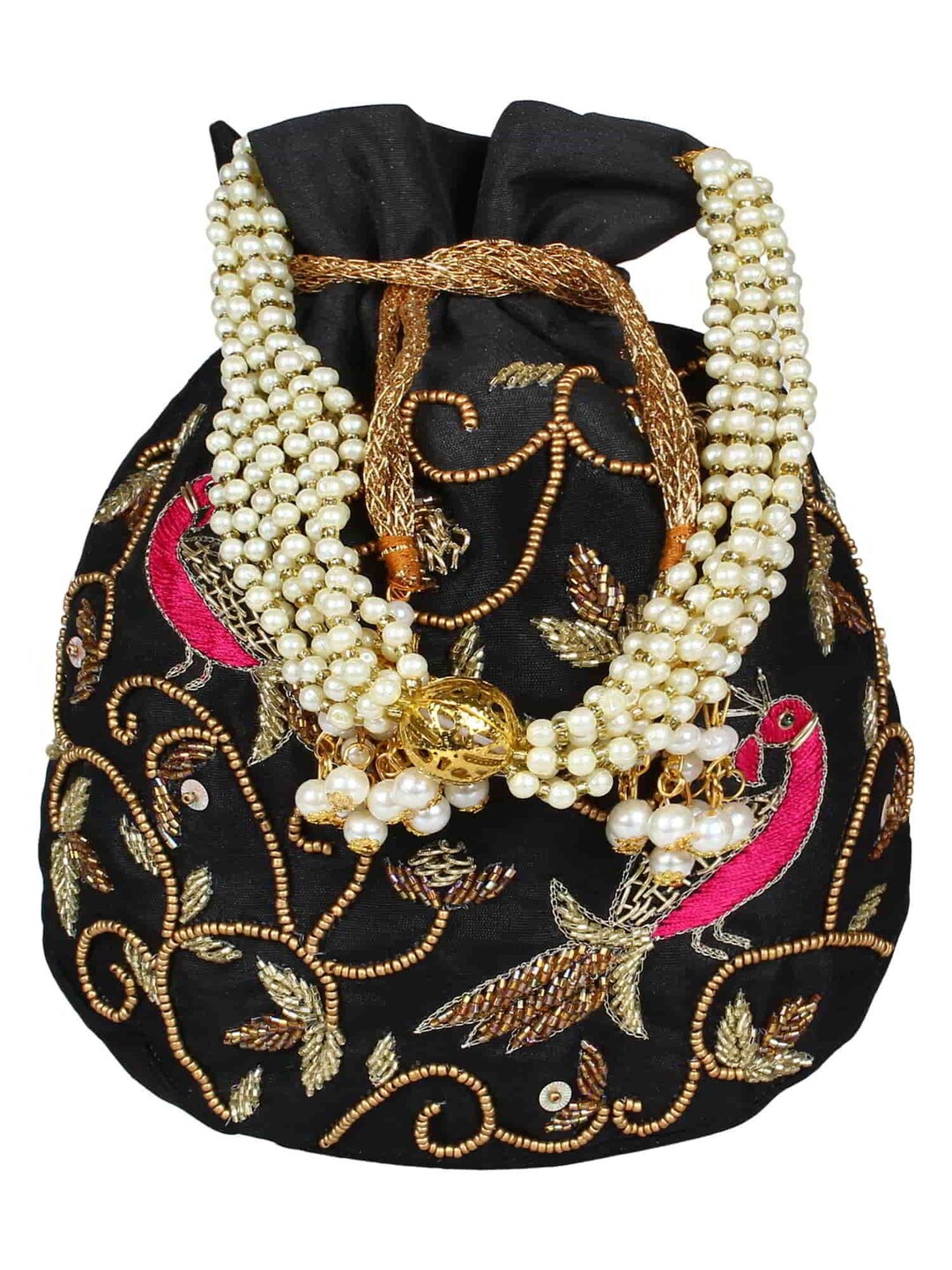 Elegant Drawstring Gift Bag, India Style Wedding Gifting Potli Bag ...
