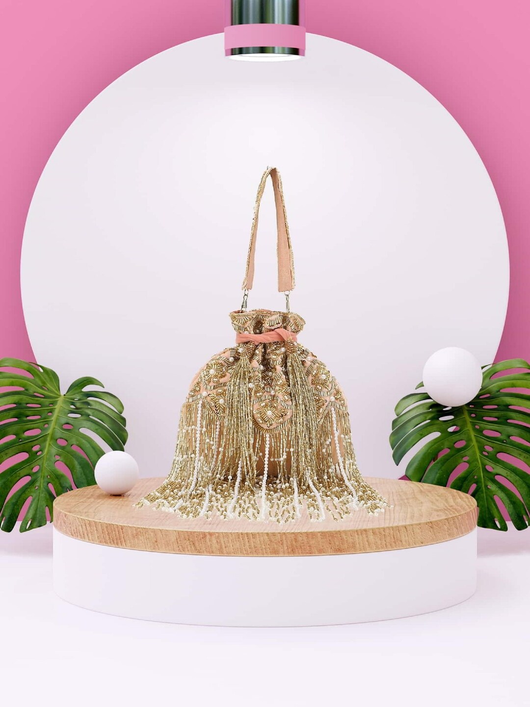 Elegant Ogee Embellished Velvet Potli, Wedding Favor Pouch, Gifted ...