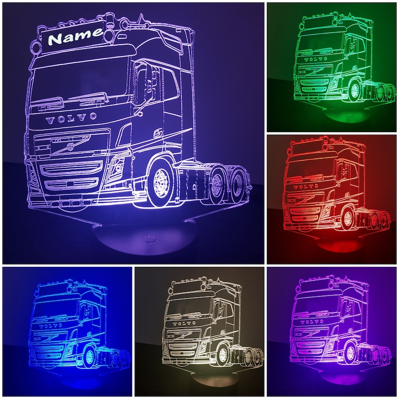 Volvo FH4 - LED Table Lamp Table Light Night Light 7-way Color Change ...