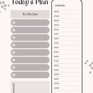 Planner for Every Day Plans Pdf. Jepg - Etsy