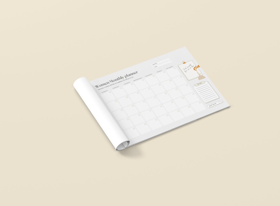 Fasting Organization Diary for Women monthly Planner - Etsy