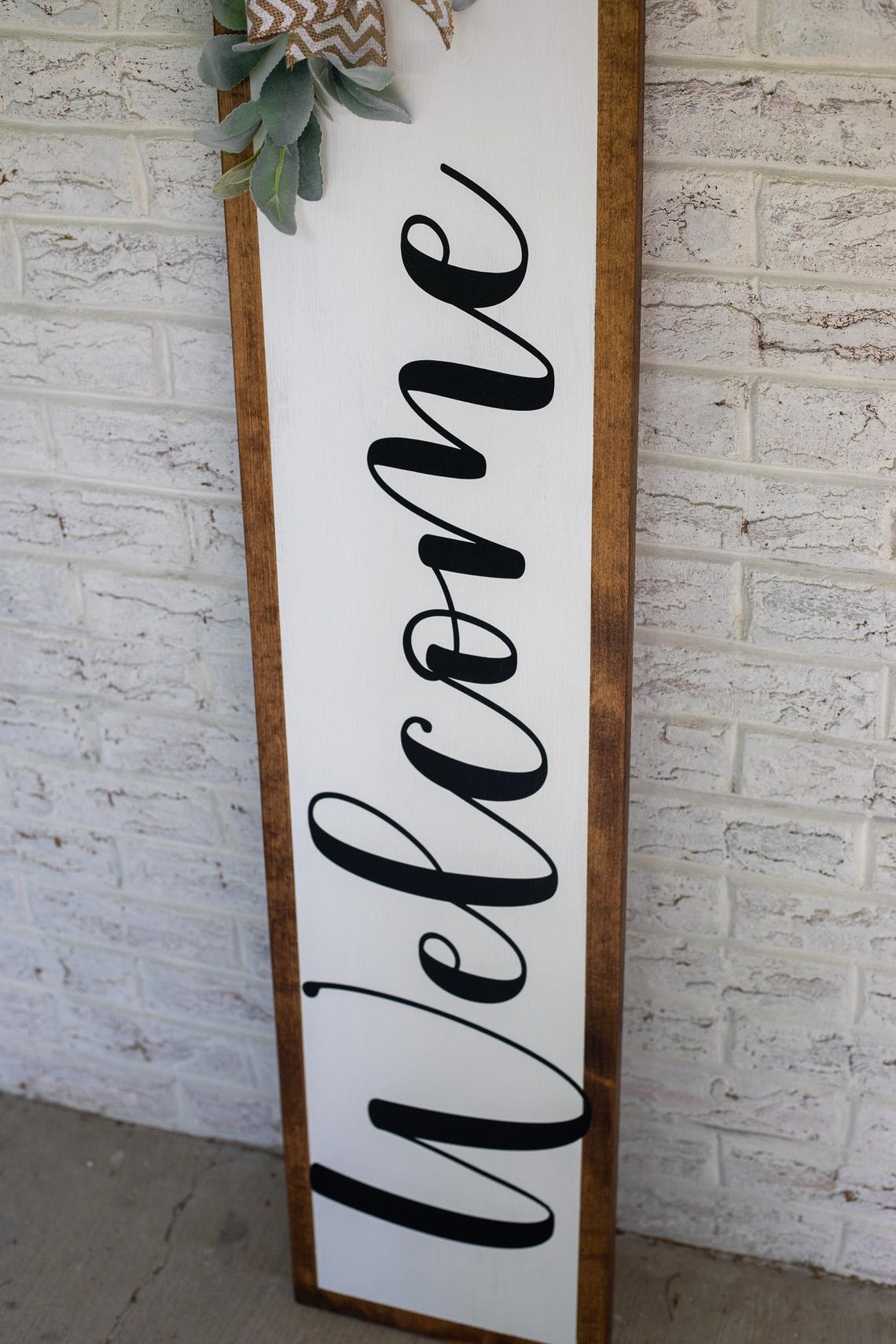 Porch Leaner-welcome Porch Sign-wooden Front Door Sign- Porch Sign ...