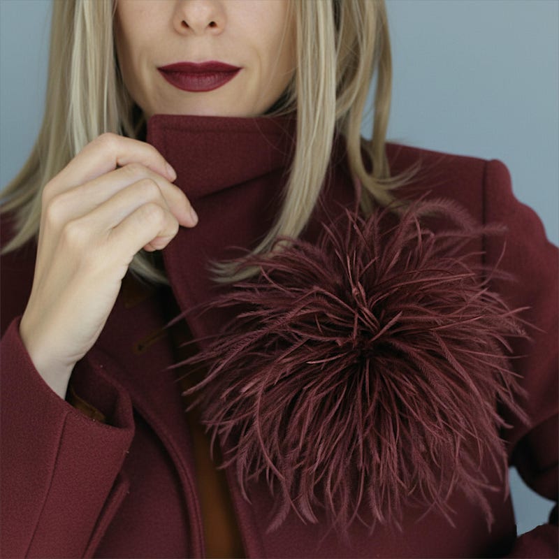 Red Ostrich Feathers - Etsy
