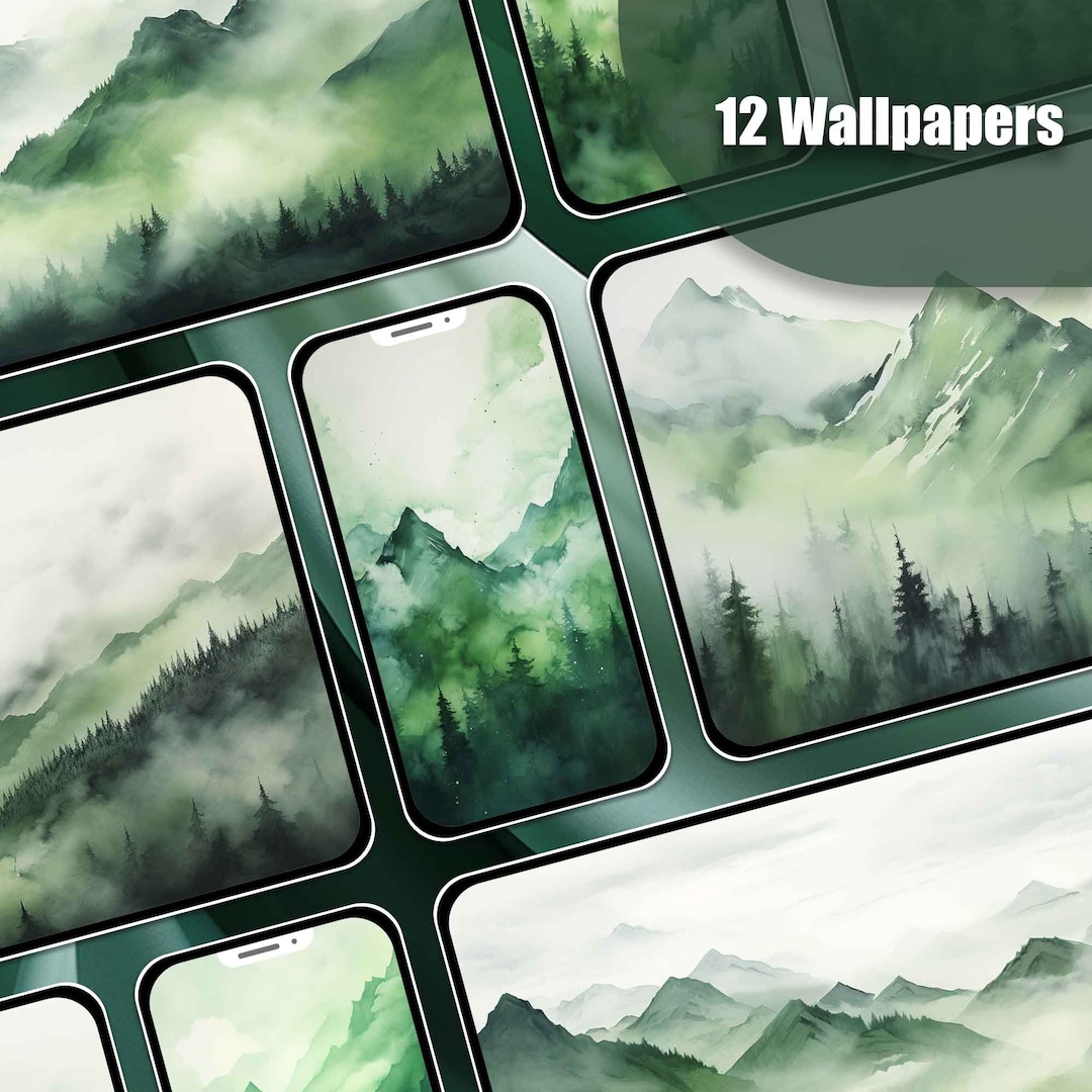 Mountain Wallpaper Green Wallpaper Mobile Lockscreen Desktop ...