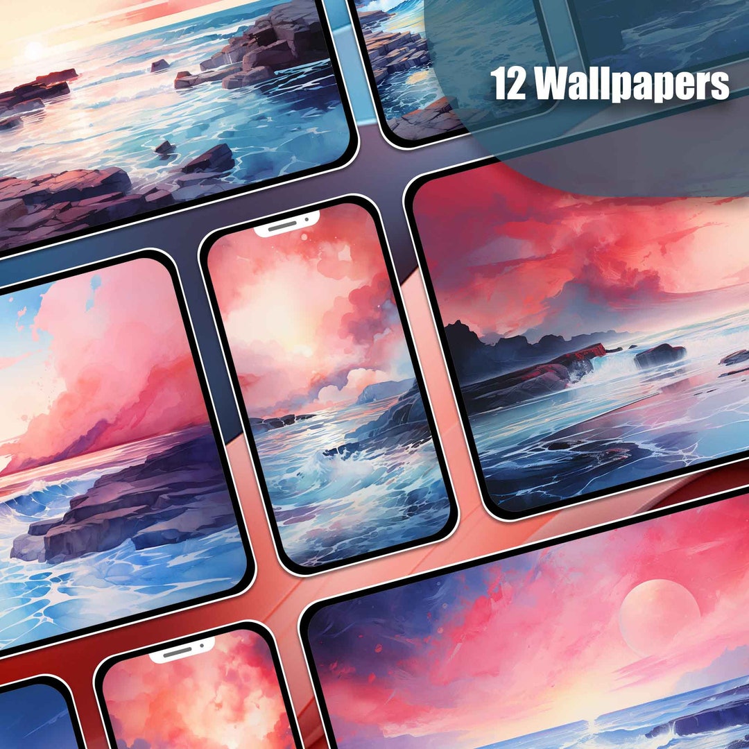 Ocean Wallpaper Blue Wallpaper Red Wallpaper Mobile Lockscreen Desktop ...