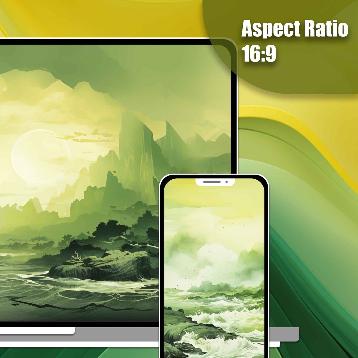 Ocean Wallpaper Green Wallpaper Yellow Wallpaper Mobile Lockscreen ...