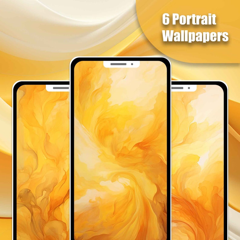 Abstract Wallpaper Yellow Wallpaper Mobile Lockscreen Desktop ...