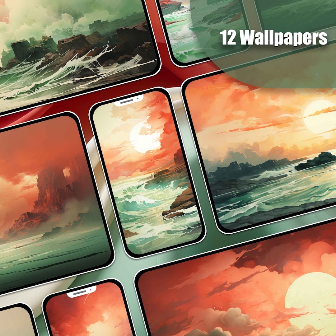Ocean Wallpaper Red Wallpaper Green Wallpaper Mobile Lockscreen Desktop ...