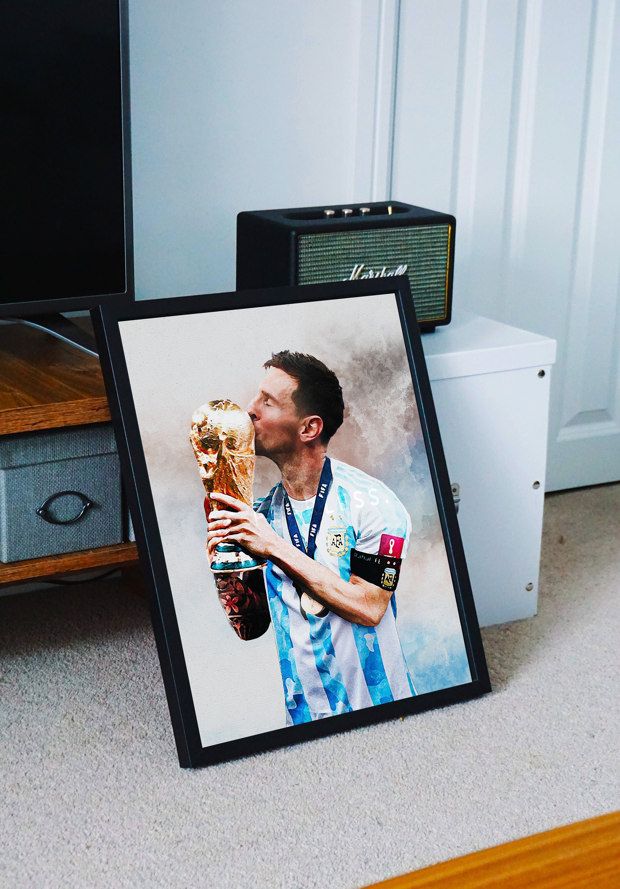 Lionel Messi World Cup Printable Poster, Messi Print, Messi Argentina ...