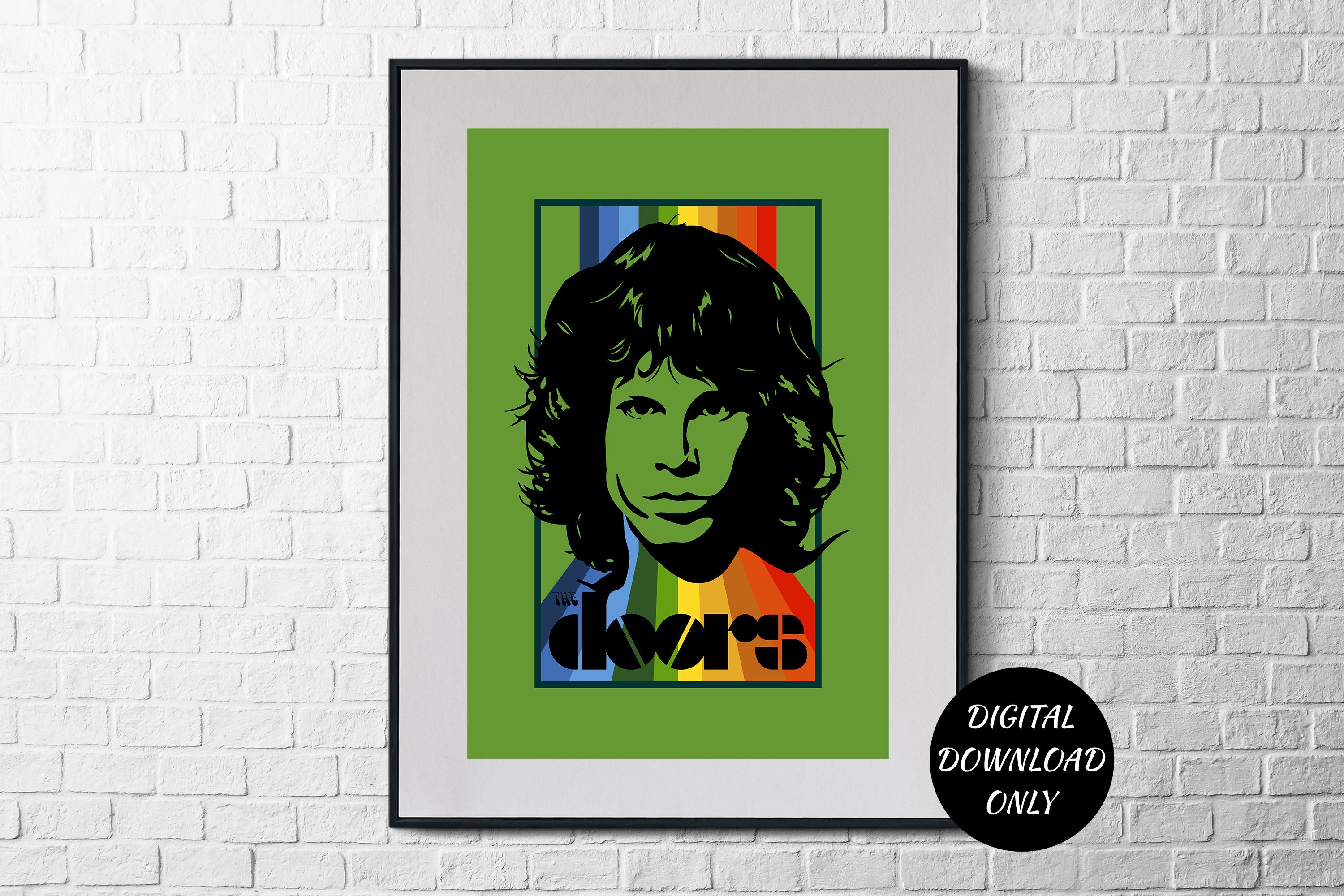 The Doors Jim Morrison Printable Poster, Jim Morrison Print, Jim ...