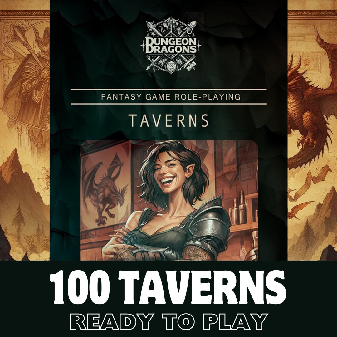 Tavern Dungeon Master Supplement for Dungeons and Dragons | Dnd PDF ...
