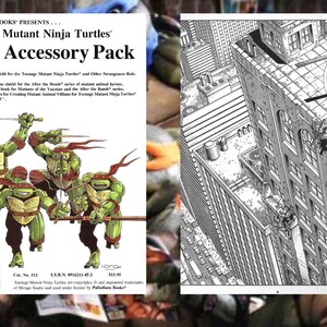 TMNT Teenage Mutant Ninja Turtles Vintage Rpg 80s Nostalgia Dungeon and ...