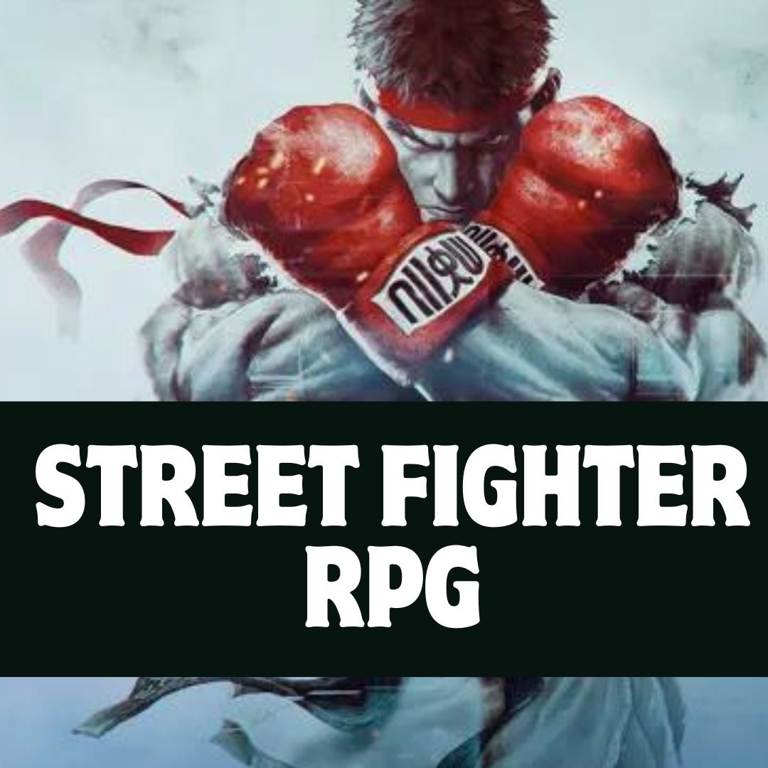STREET FIGHTER RPG Vintage Rpg 80s Nostalgia Dungeon and Dragons Dnd ...