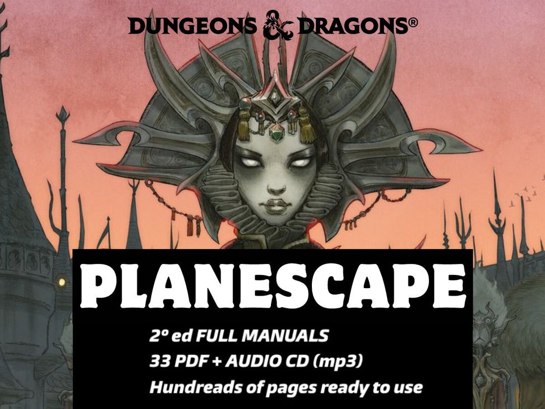 PLANESCAPE Dungeon & Dragons Vintage Full Campaign RPG Full Manuals ...