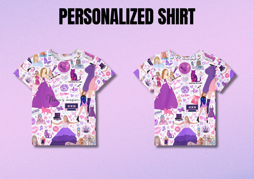 Personalized Taylor Swift Inspired Shirt Taylor Fans Gift Swifties ...